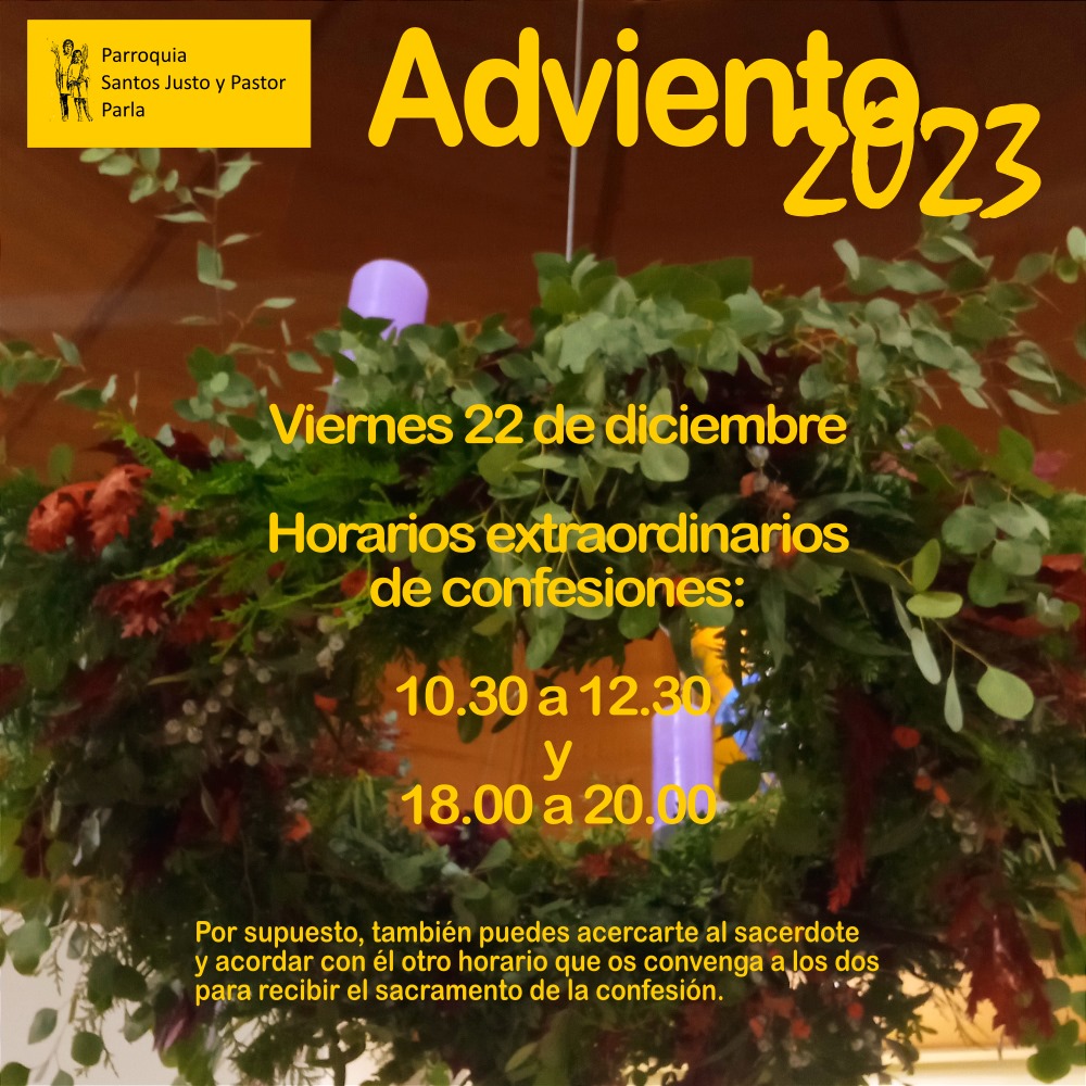 Adviento 2023 – Santos Justo y Pastor